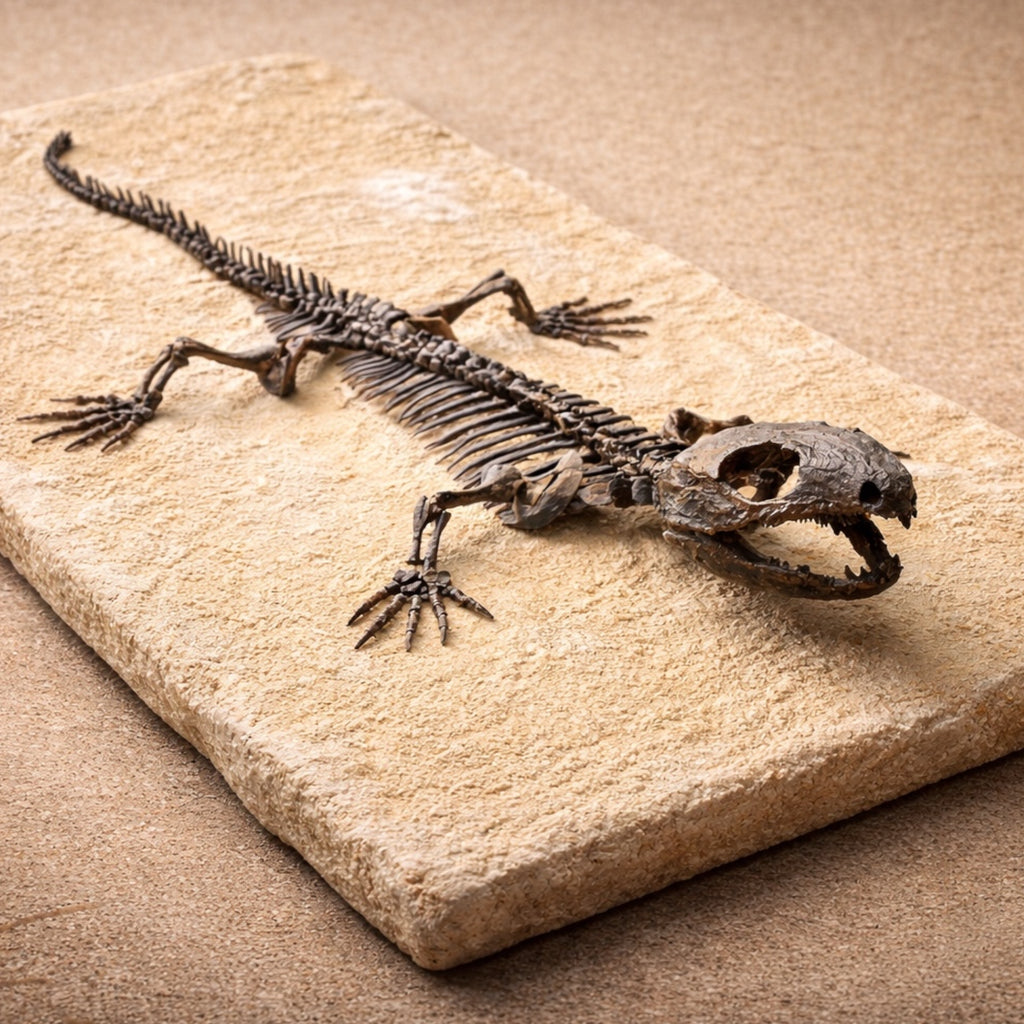 Captorhinus aguti Fossil – Museum-Grade Permian Masterpiece from a Clo ...